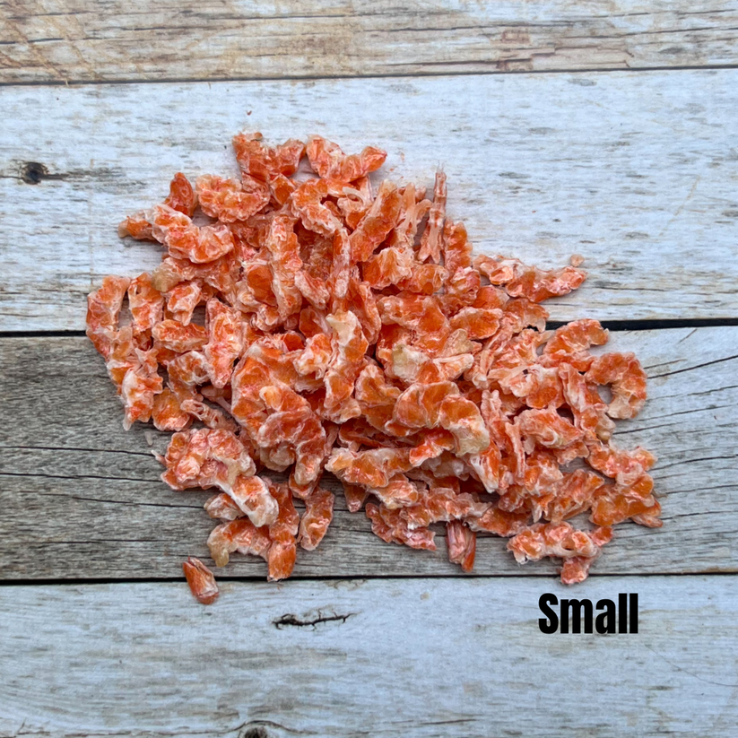 Small Louisiana Dried Shrimp - 1lb Bag – Louisiana Dried Shrimp Co.