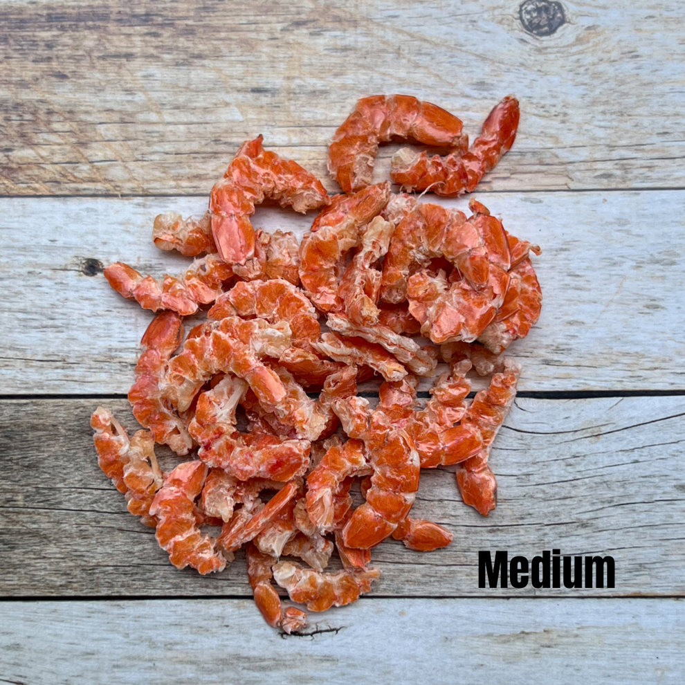 Medium Louisiana Dried Shrimp - 1lb Bag – Louisiana Dried Shrimp Co.